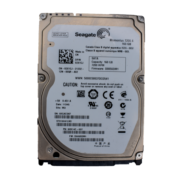 Disco Duro 160GB para laptop