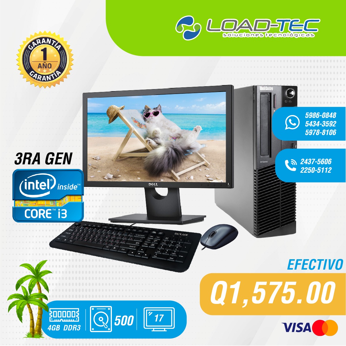 Computadora Completa Core i3 3ra generación